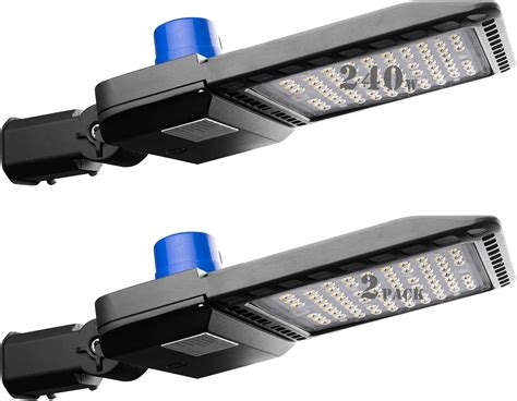 Bulbeats 2pack 240w Led Parking Lot Light 36000lm Eqv 1200w Hidhps