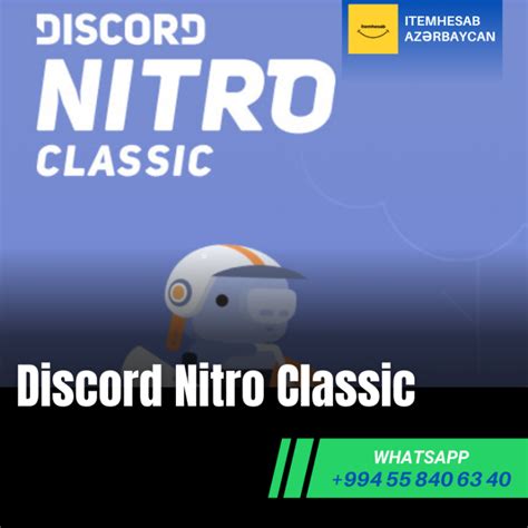 Discord Nitro Classic 1 Aylıq