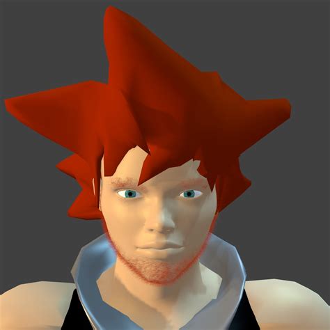 Man Red Hair 3d Model