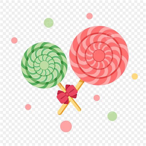 Cute Christmas Elements Vector Png Images Cute Style Christmas Candy