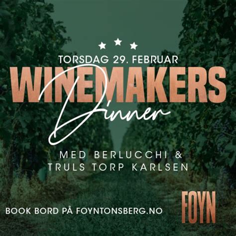 Foyn Tønsberg Event Winemakers Dinner M Berlucchi And Truls Torp Karlsen