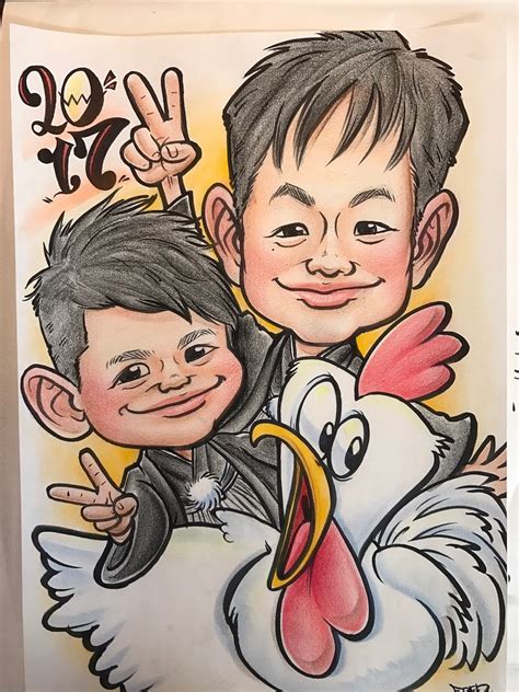 ユーモアのある似顔絵を描きます プレゼントにいかがですか？お誕生日のお祝いなどに ココナラ