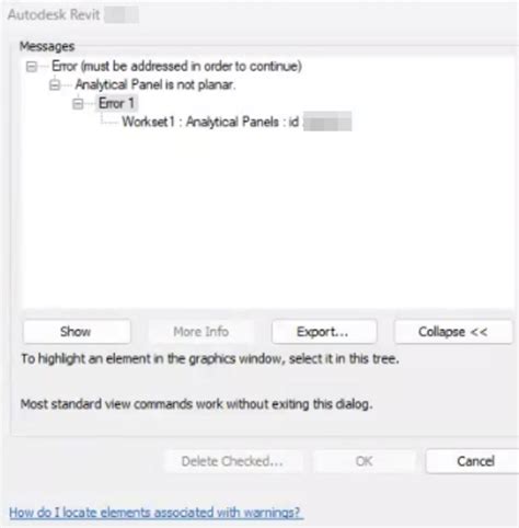 analytical panel is not planar when adjusting levels in revit