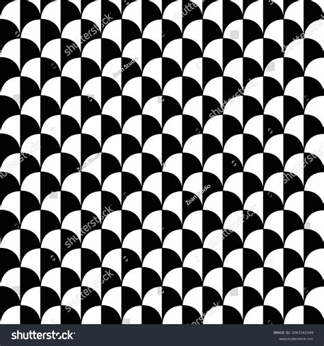White Black Scale Pattern Vector Stock Vector Royalty Free 2081542549