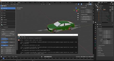 Rigacaar Addon Problem Blender 40 Rblenderhelp