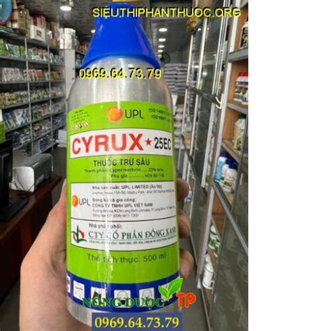 Cyrux 25ec Đặc Trị Các Loại Sâu Cắn Phá Chích Hút Đục Hoa Đục Quả