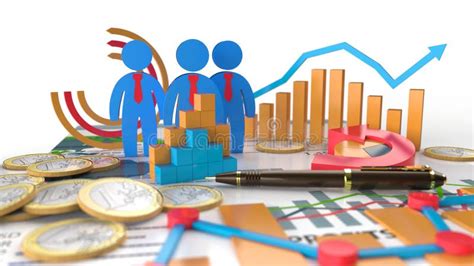 Financial Analysis Global Economic Situation With Data Trends And 3d