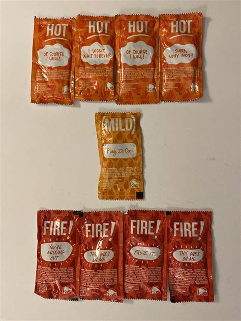 Taco Bell Sauce Packet Sayings At Mae Kimbrell Blog