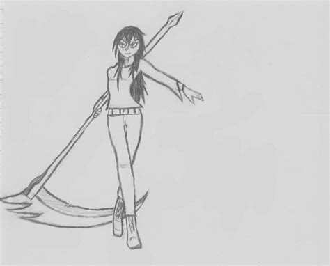 Kiera Scythe Pose By Hunterfox119 On Deviantart