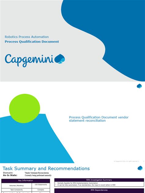 Vendor Statement Reconciliation Feasibility Pqd Pdf Automation