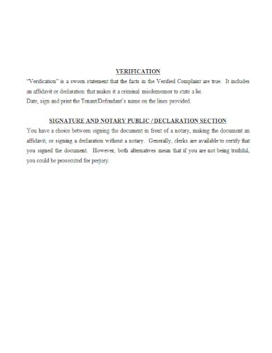 Free 8 Verification Sworn Statement Samples In Pdf Doc