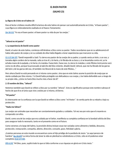El Buen Pastor Pdf Eucaristía La Unción
