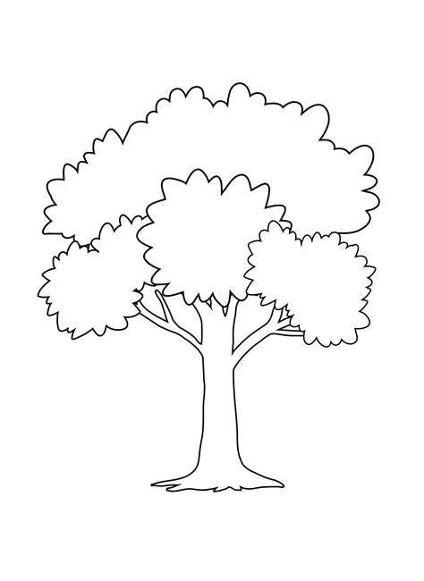 Large Tree Pattern 10 Free Pdf Printables Printablee