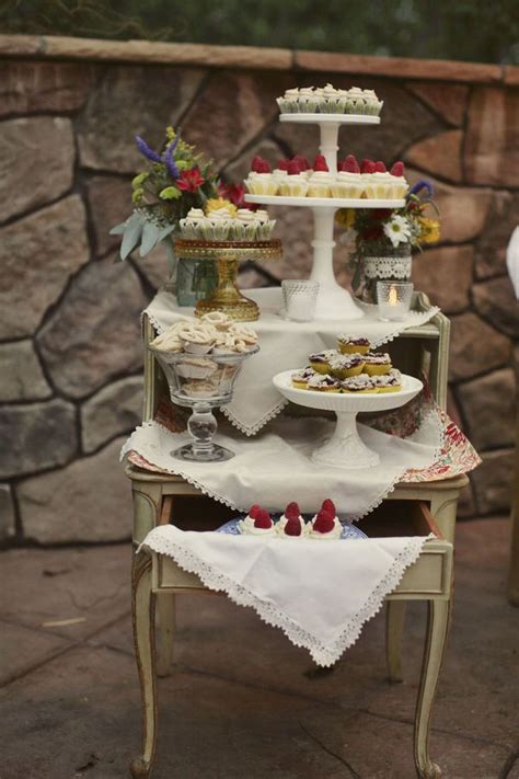 Rustic California Wedding By Wildflowers Photography Rustic Dessert