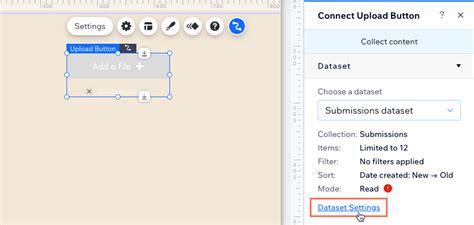 CMS Adding And Setting Up An Upload Button Help Center Wix