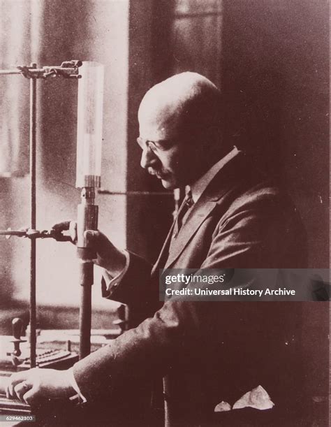 Fritz Haber German Chemist At Work In His Laboratory At Karlsruhe