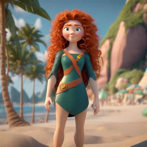 Princess Merida Sexy Swimsuit By Digitaldreamsforever On Deviantart