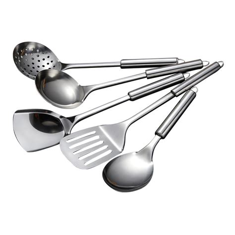 Hgehaz Silverware Set 5pcsset Stainless Steel Kitchen Cooking Tools