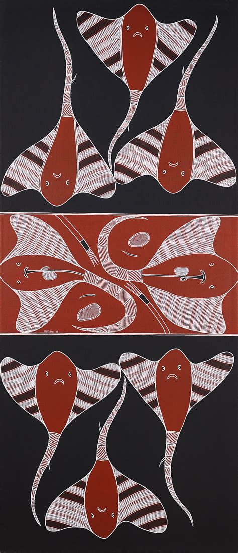 Billy Doolan Stingrays Aboriginal Exhibitions Gallery