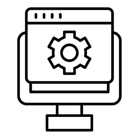 Premium Vector Gear Icon