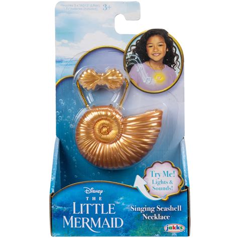 Jakks Disneys The Little Mermaid Singing Seashell Necklace Shop