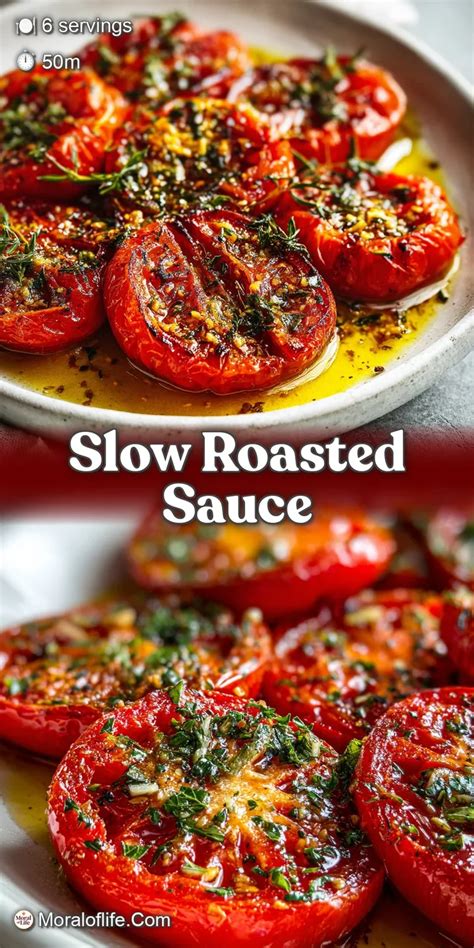 Roma Tomato Recipe With Garlic And Herbs Slow Roasted For…