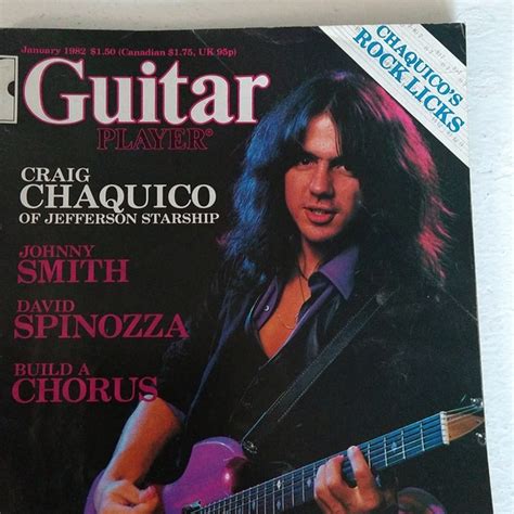 Guitar Player Media 982 Craig Chaquico Of Jefferson Starship Poshmark