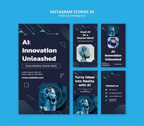 Artificial Intelligence Template Design Free Psd