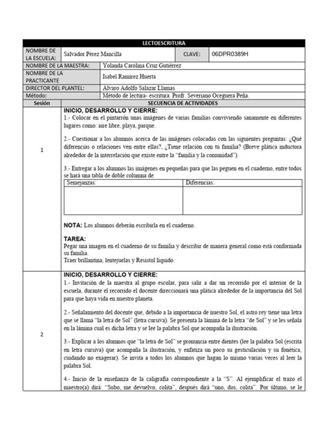 Actividades De Lectoescritura Con La S Pdf Comunicación Escrita