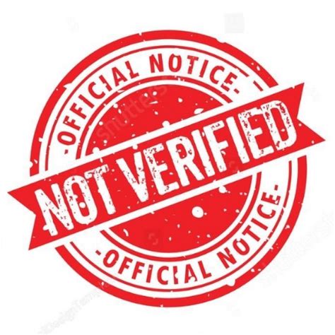 NOT VERIFY YouTube