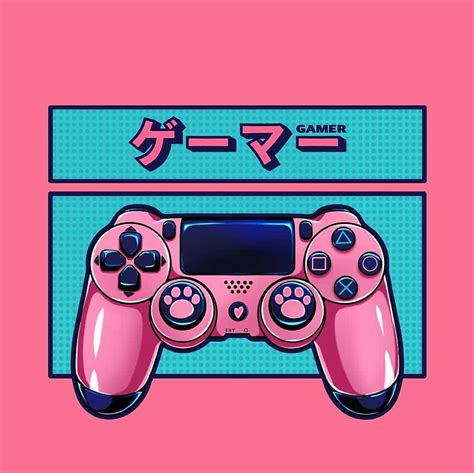 Download Pink Gamer Controller Aesthetic Wallpaper