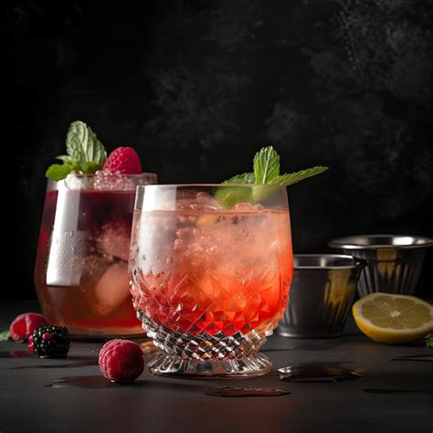 Premium Ai Image Photography Of Different Refreshing Cocktails To