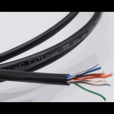 305m Black Cat6 Utp Solid Copper Network Cable Blake Uk Blake Uk