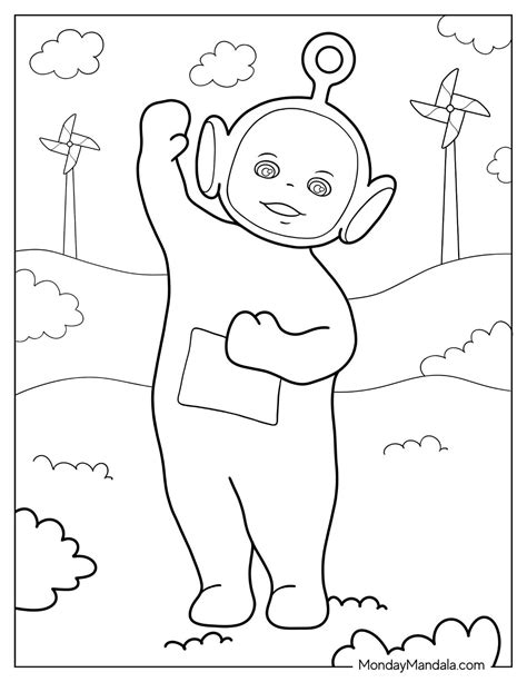 Teletubbies Coloring Pages Po
