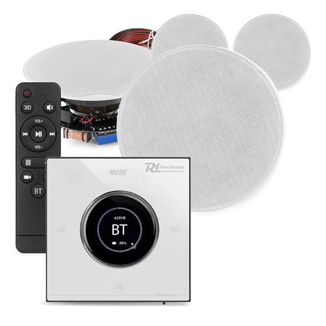 Powerline B100w Bluetooth Ceiling Speaker Kit 4x Fcs5 525