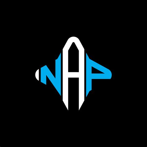 Nap Letter Logo Creative Design With Vector Graphic 8144849 Vector Art