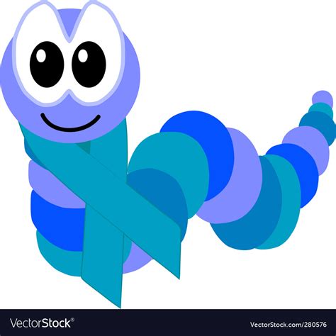 Worm Royalty Free Vector Image Vectorstock