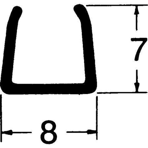 2 Meter Tehalit Kabelkanal 8x7 Mm Hvid M1673perl