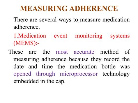 Patient Medication Adherence Pptx