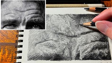 Pencil Drawing Skin Texture