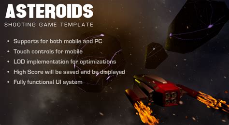 Asteroids Demo Game In Blueprints UE Marketplace