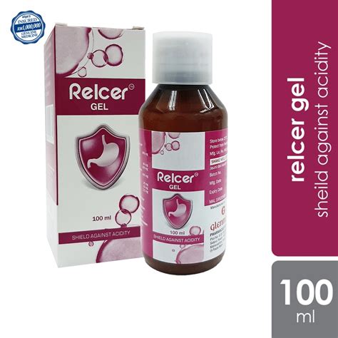 Relcer Gel 100ml Relieve Hyperacidity Gastritis Flatulence