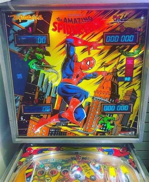 The Amazing Spider Man Pinball Machine Elite Home Gamerooms