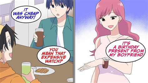 My Pretty Classmate Was Bragging How Rich She Was And Showed Off Her Watch Manga Dub Youtube