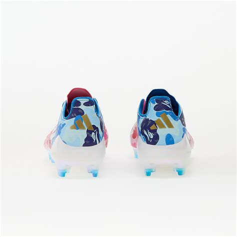 Mens Shoes Adidas X Bape F50 Elite Fg Clear Pink Ftw White Ice Blue