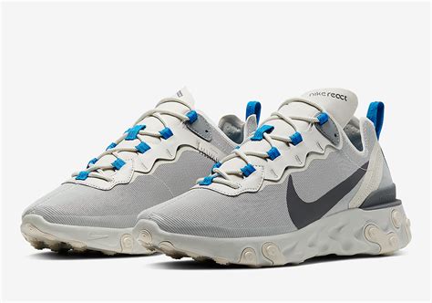 Nike React Element 55 Grey Blue