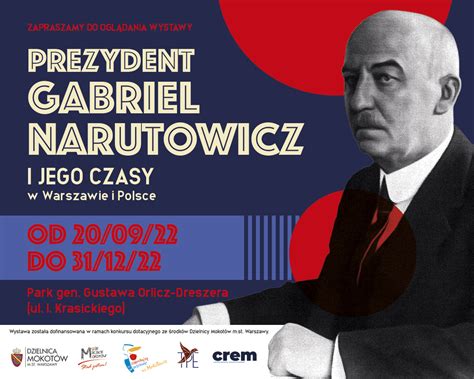 Gabriel Narutowicz Pierwszy Prezydent Rzeczypospolitej Fundacja Tpe