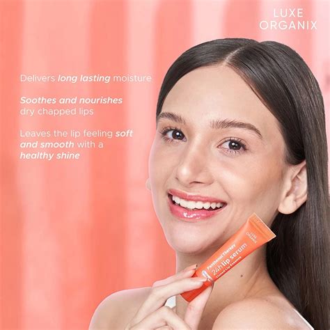 Luxe Organix Panthenol Therapy 24h Lip Serum Tinted Lip Essence Honey
