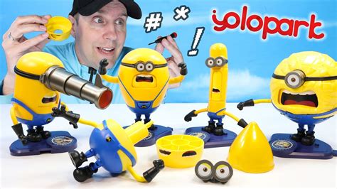 Despicable Me 4 Mega Minions Model Kit Builds Yolopark Review Youtube