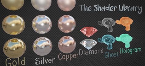 The Shader Library Python Scripting Tutorial BlenderNation